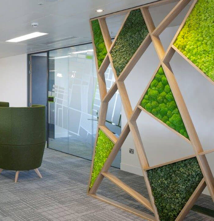 Premium zelene stene iz mahu po naročilu – livingwalls.si